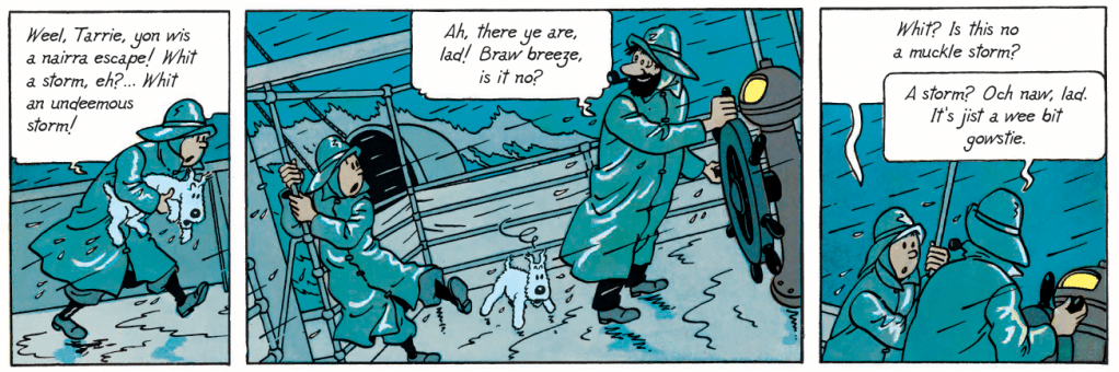 Tintin in Scots – Hergé's Adventures of Tintin in the Scots Language